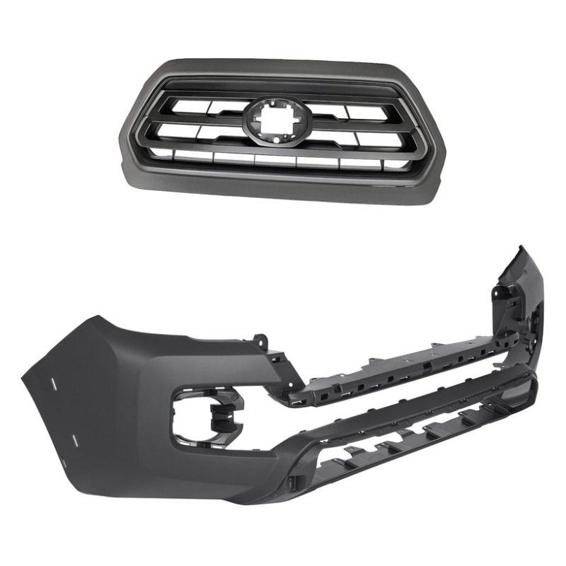 Replacement BNDL-240808 - 2-Piece (Front Bumper Cover, Grille ...
