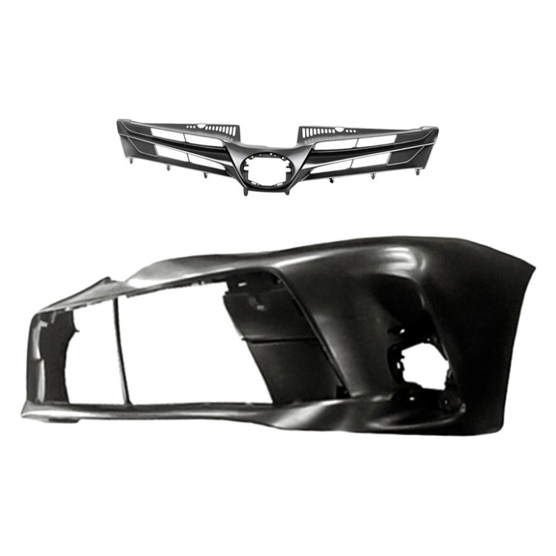 Replacement BNDL-240878 - 2-Piece (Front Bumper Cover, Grille ...