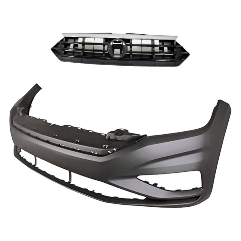 Replacement BNDL-240982 - 2-Piece (Front Bumper Cover, Grille ...