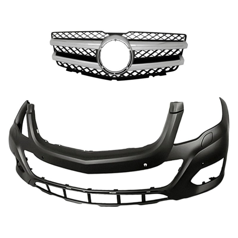 Replacement BNDL-241103 - 2-Piece (Front Bumper Cover, Grille ...