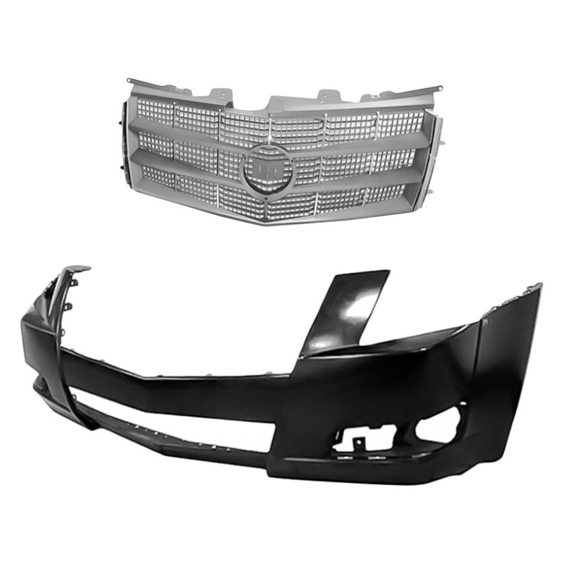 Replacement BNDL-241129 - 2-Piece (Front Bumper Cover, Grille ...