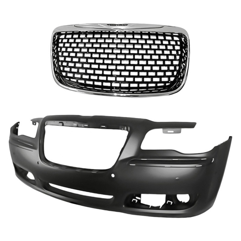 Replacement BNDL-241250 - 2-Piece (Front Bumper Cover, Grille ...