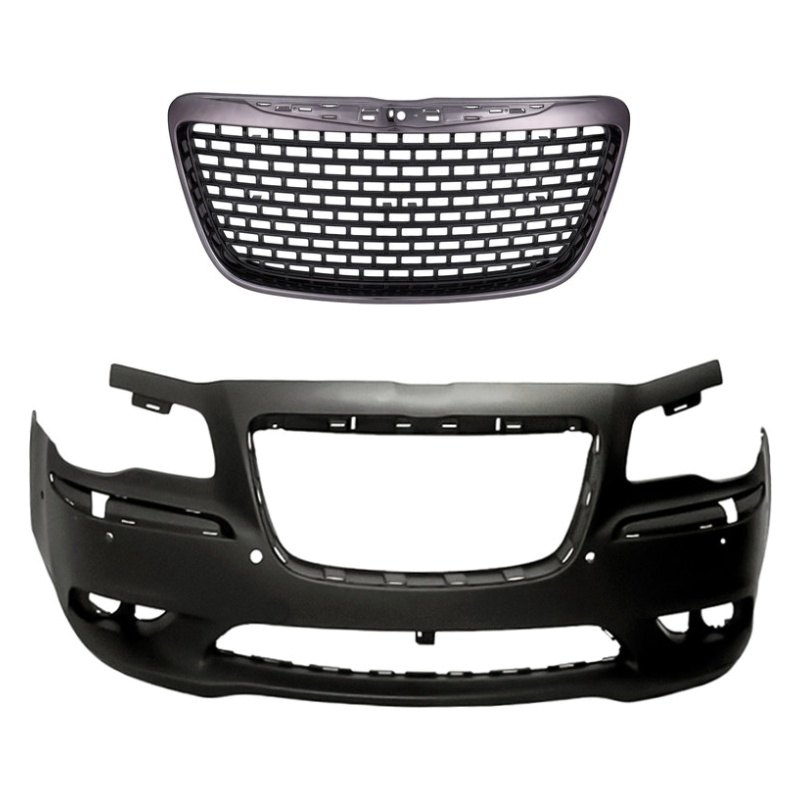 Replacement BNDL-241252 - 2-Piece (Front Bumper Cover, Grille ...