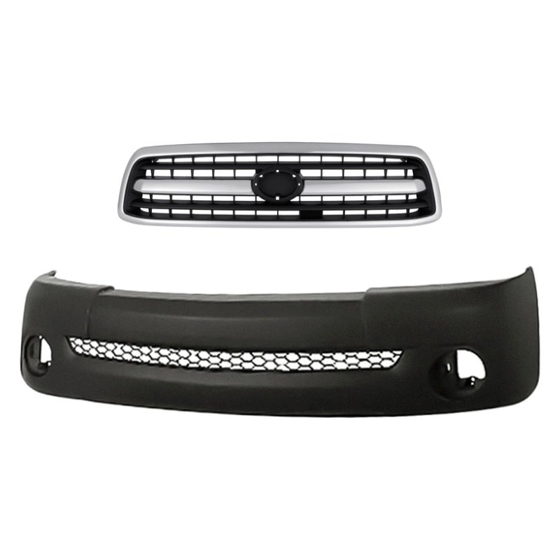 Replacement BNDL-241341 - 2-Piece (Front Bumper Cover, Grille ...