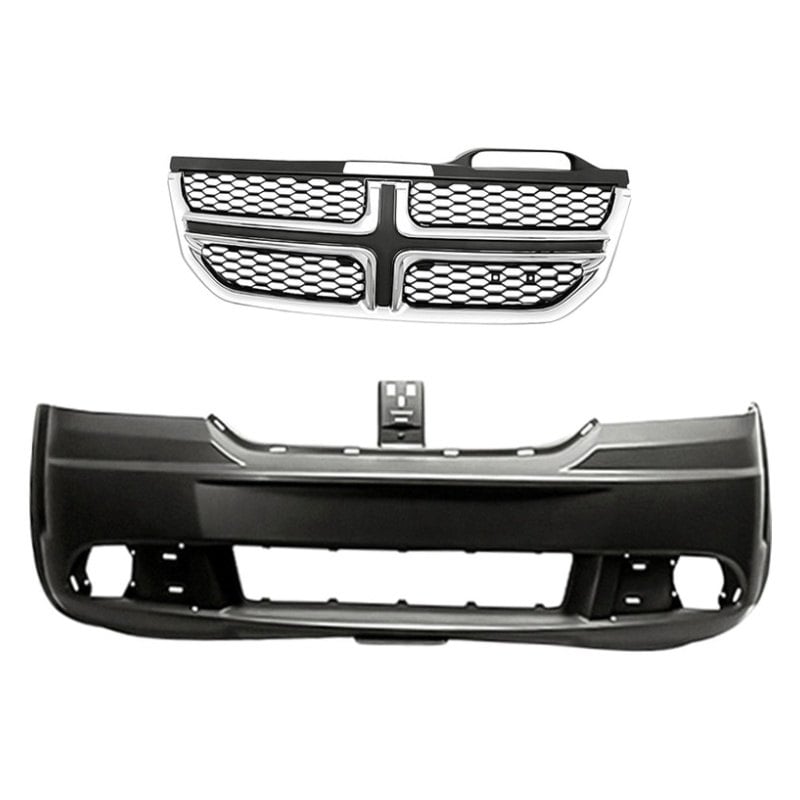 Replacement BNDL-241463 - 2-Piece (Front Bumper Cover, Grille ...