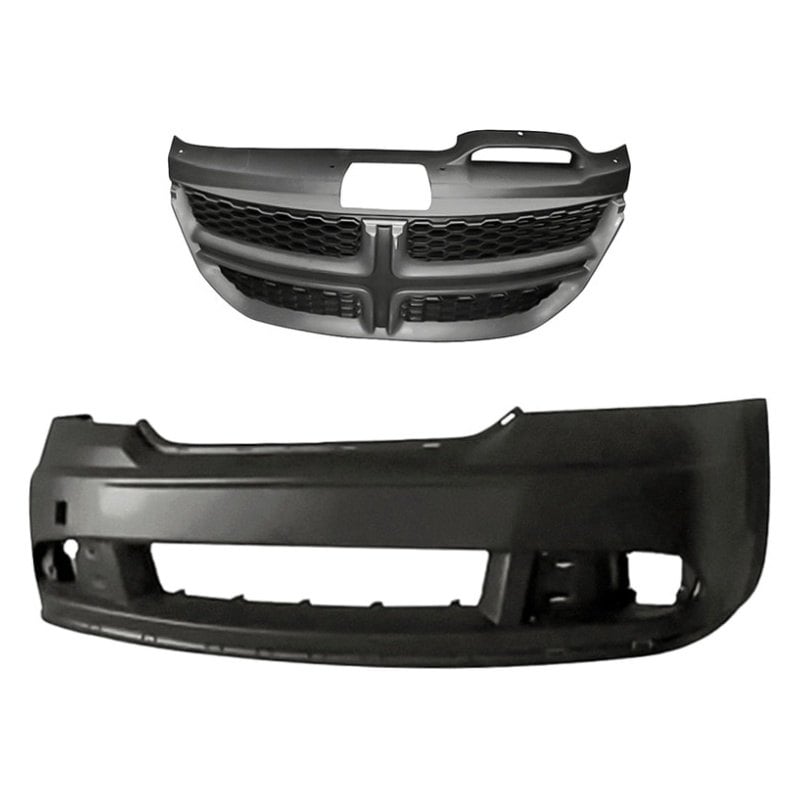 Replacement BNDL-241466 - 2-Piece (Front Bumper Cover, Grille ...