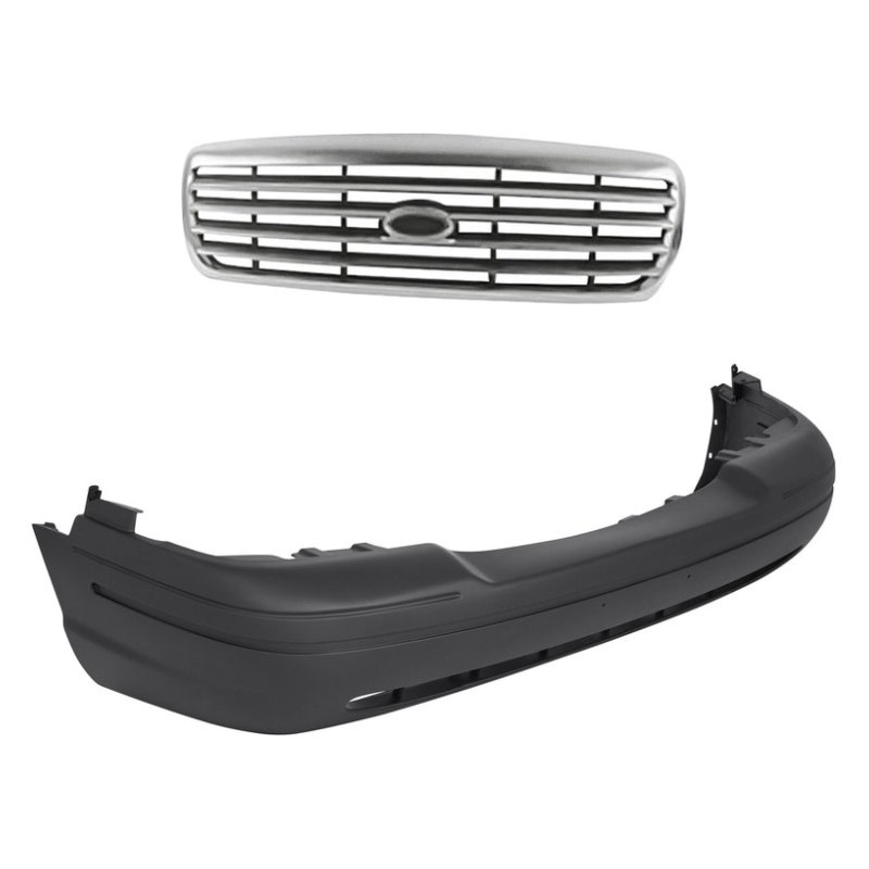 Replacement BNDL-241622 - 2-Piece (Front Bumper Cover, Grille ...