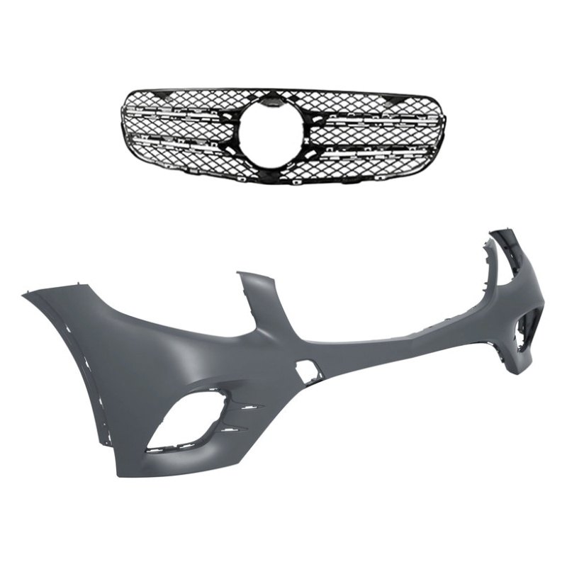 Replacement BNDL-241671 - 2-Piece (Front Bumper Cover, Grille) (CAPA ...