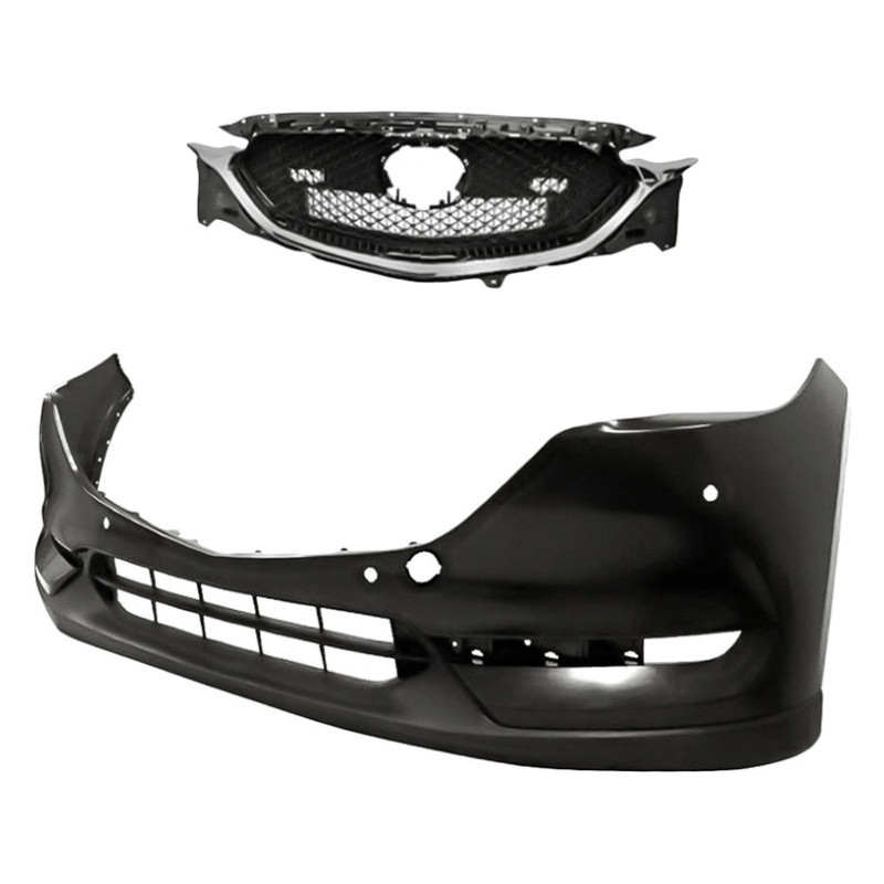 Replacement BNDL-241684 - 2-Piece (Front Bumper Cover, Grille) (CAPA ...