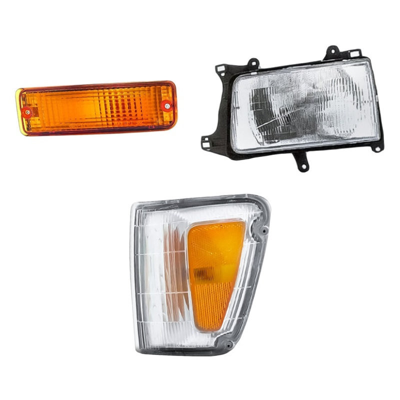 Replacement BNDL-250160 - 3-Piece Kit (Driver Side Headlight, Driver ...