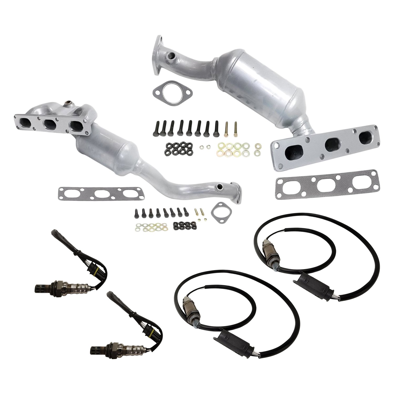 Replacement BNDL-300015 - Aluminized Steel Front and Rear Exhaust ...