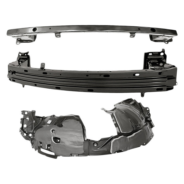 Replacement BNDL-938481 - 3-Pc Front Bumper Cover Reinforcement Kit