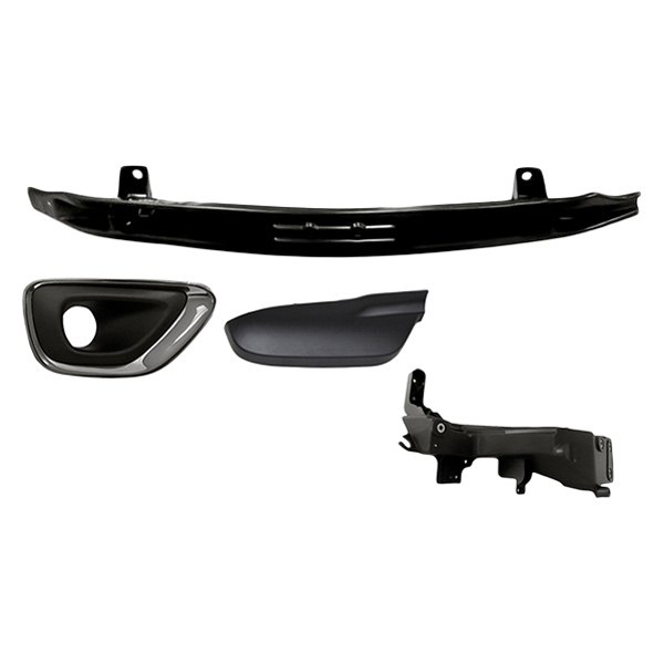 Replacement BNDL-98318 - 4-Pc Front Bumper Cover Reinforcement Kit