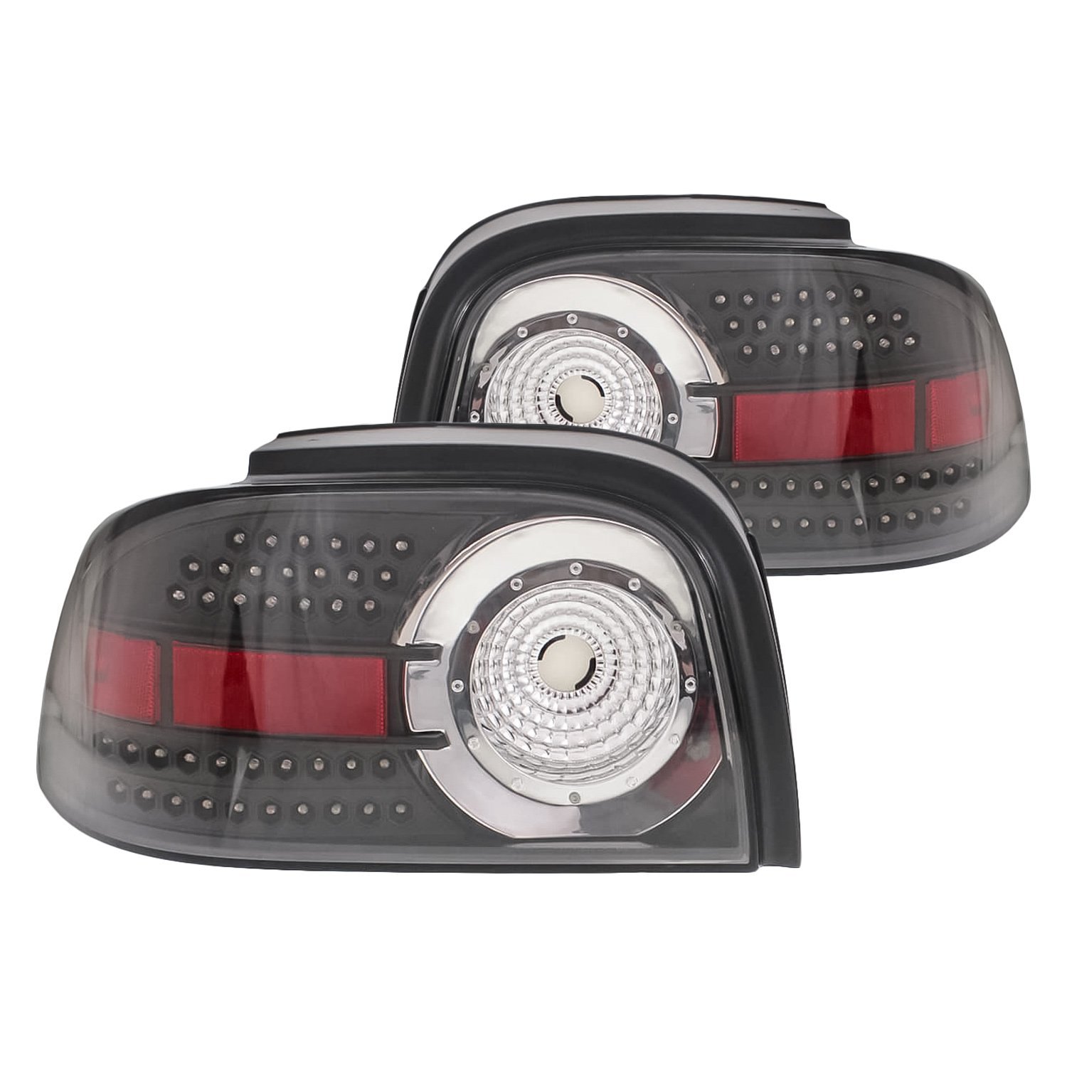 Replacement ID0002AA0128P02 - Black LED Tail Lights