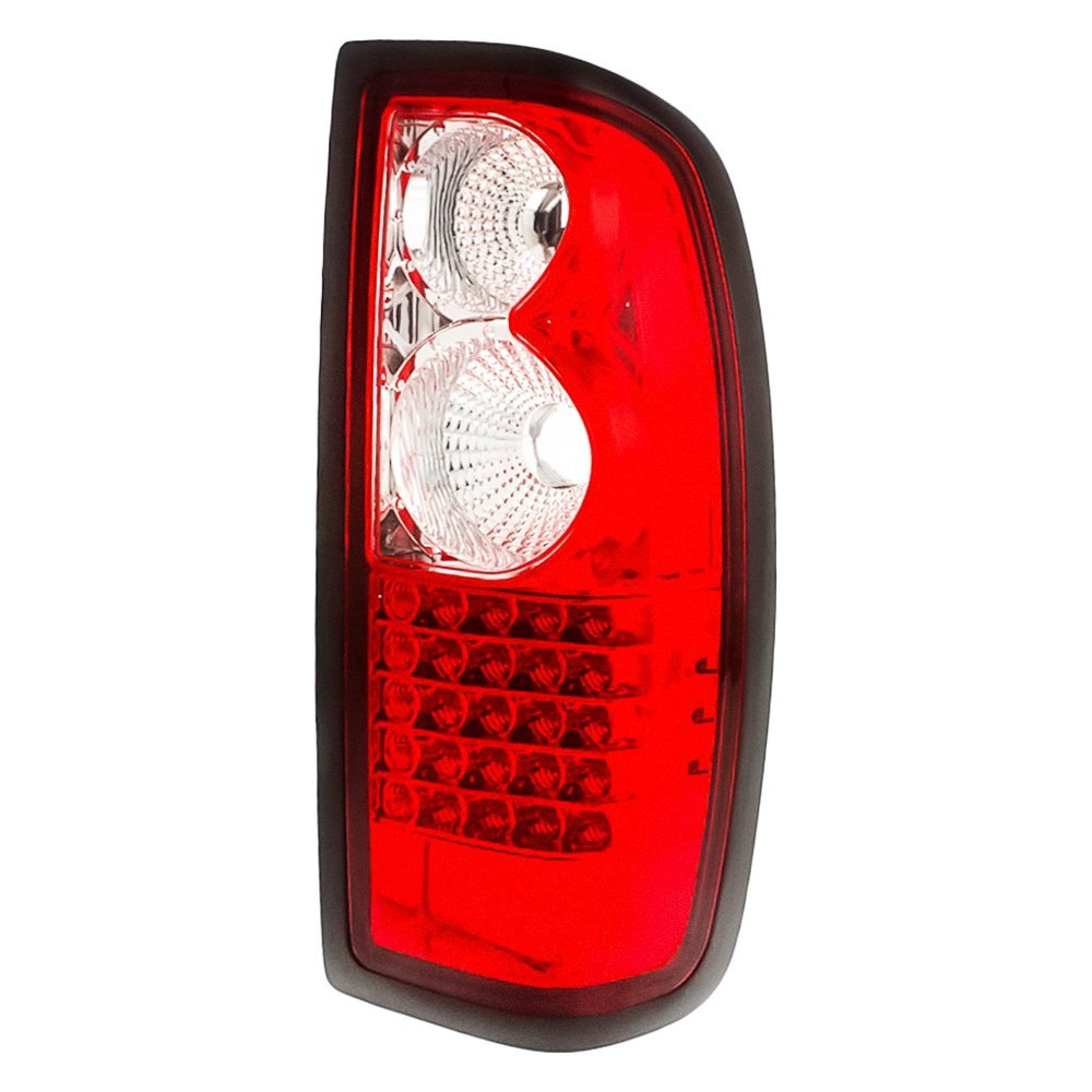 Replacement ID0002AA0226P02 - Chrome/Red LED Tail Lights