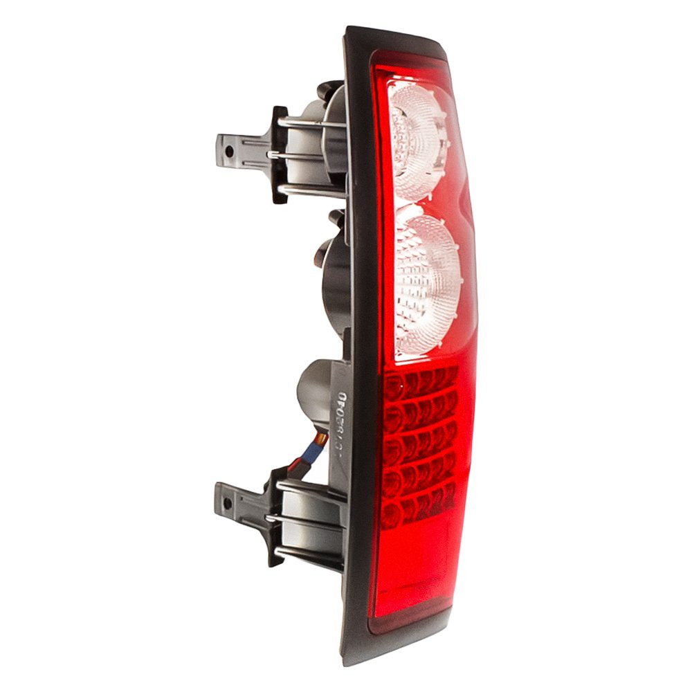 Replacement ID0002AA0226P02 - Chrome/Red LED Tail Lights