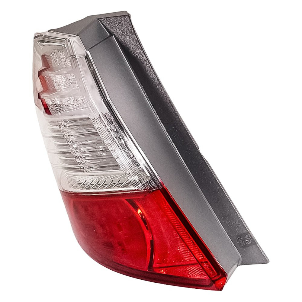 Replacement ID0002AA0335P02 - Chrome/Red LED Tail Lights