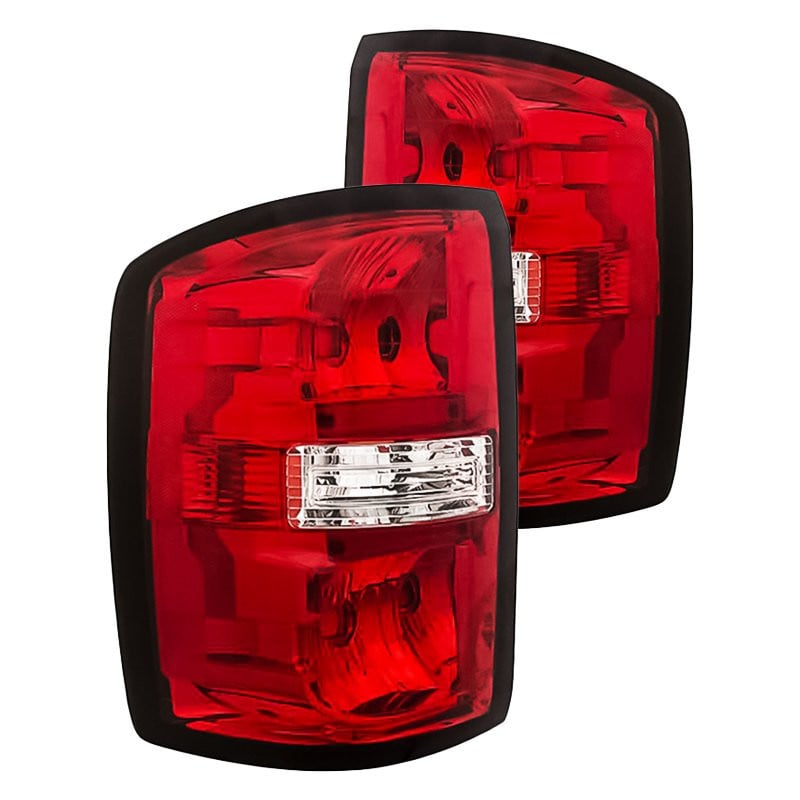 Replacement ID0002AA0336P02 - Chrome/Red Euro Tail Lights