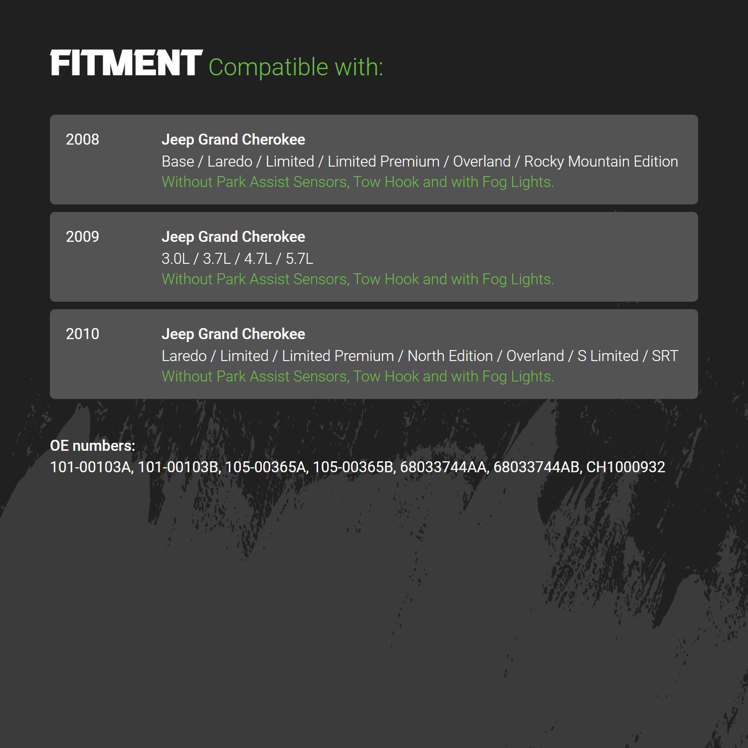 Replacement ID0004AA0886C00 - Front Bumper Cover (CAPA Certified)