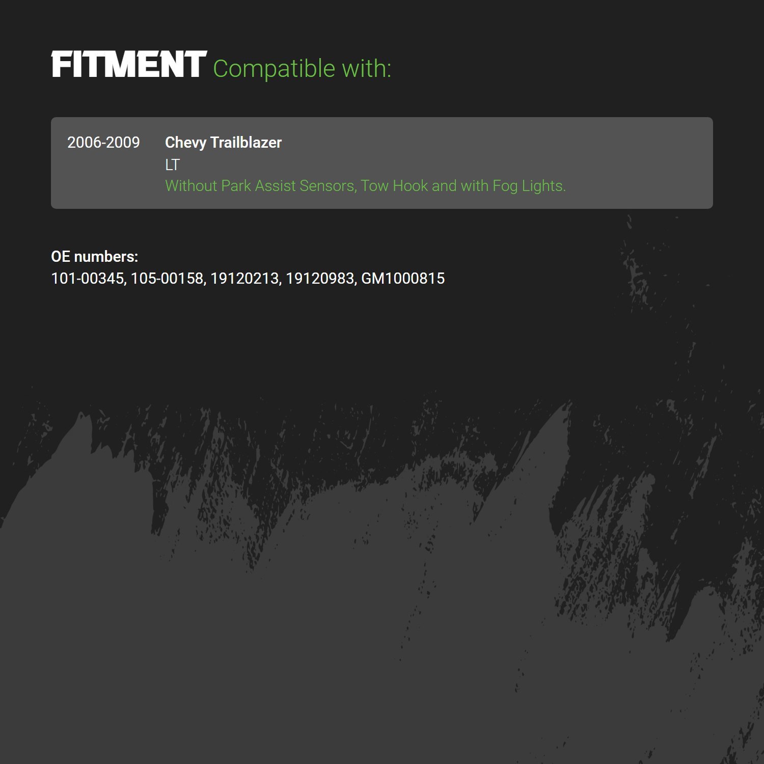 Replacement ID0004AA2097R00 - Front Bumper Cover (Standard Line)