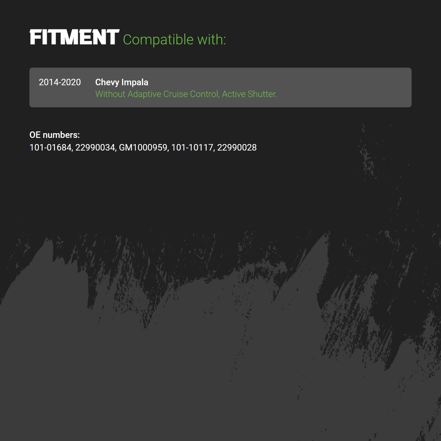 Replacement ID0004AA2194R00 - Front Bumper Cover (Standard Line)