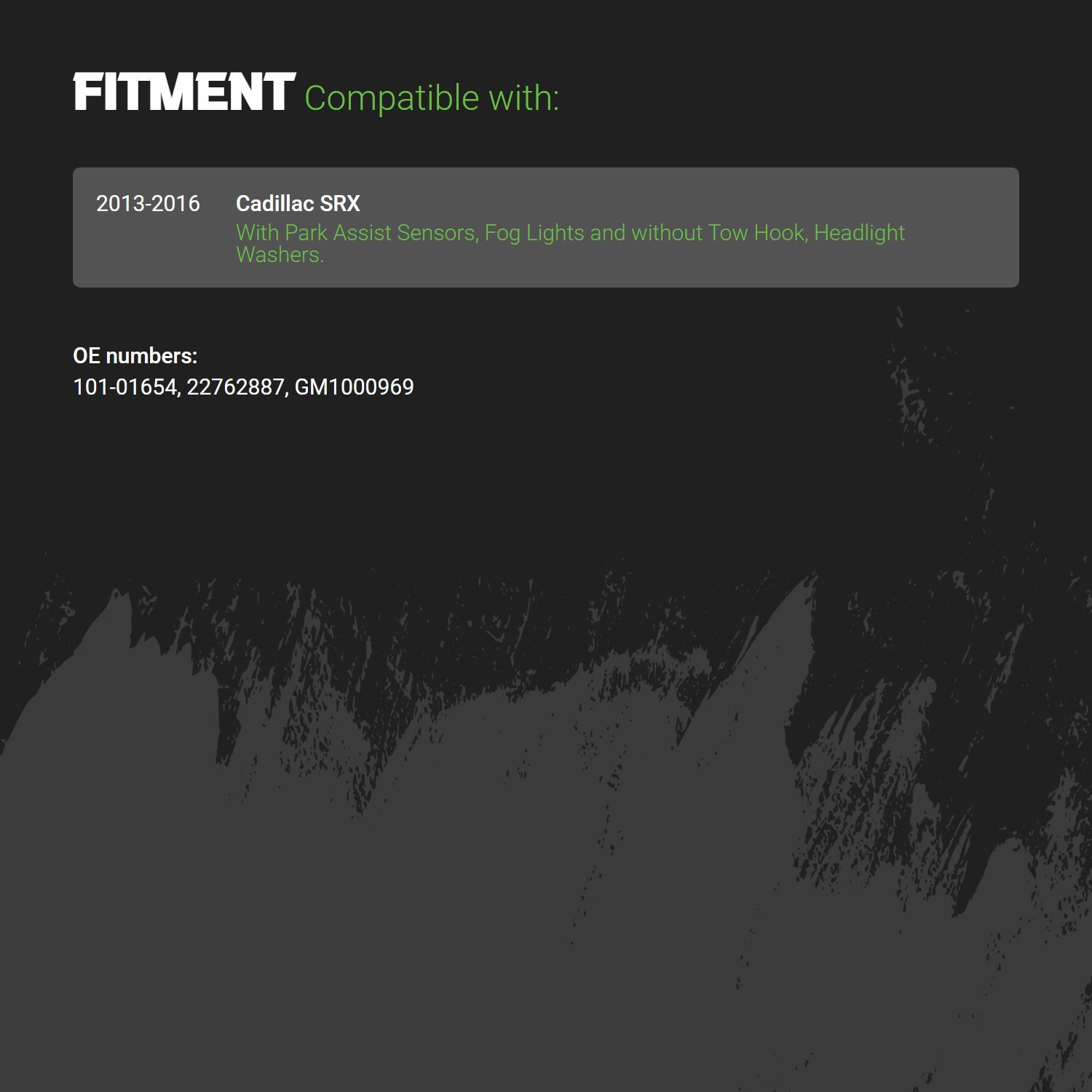 Replacement ID0004AA2202R00 - Front Bumper Cover (Standard Line)