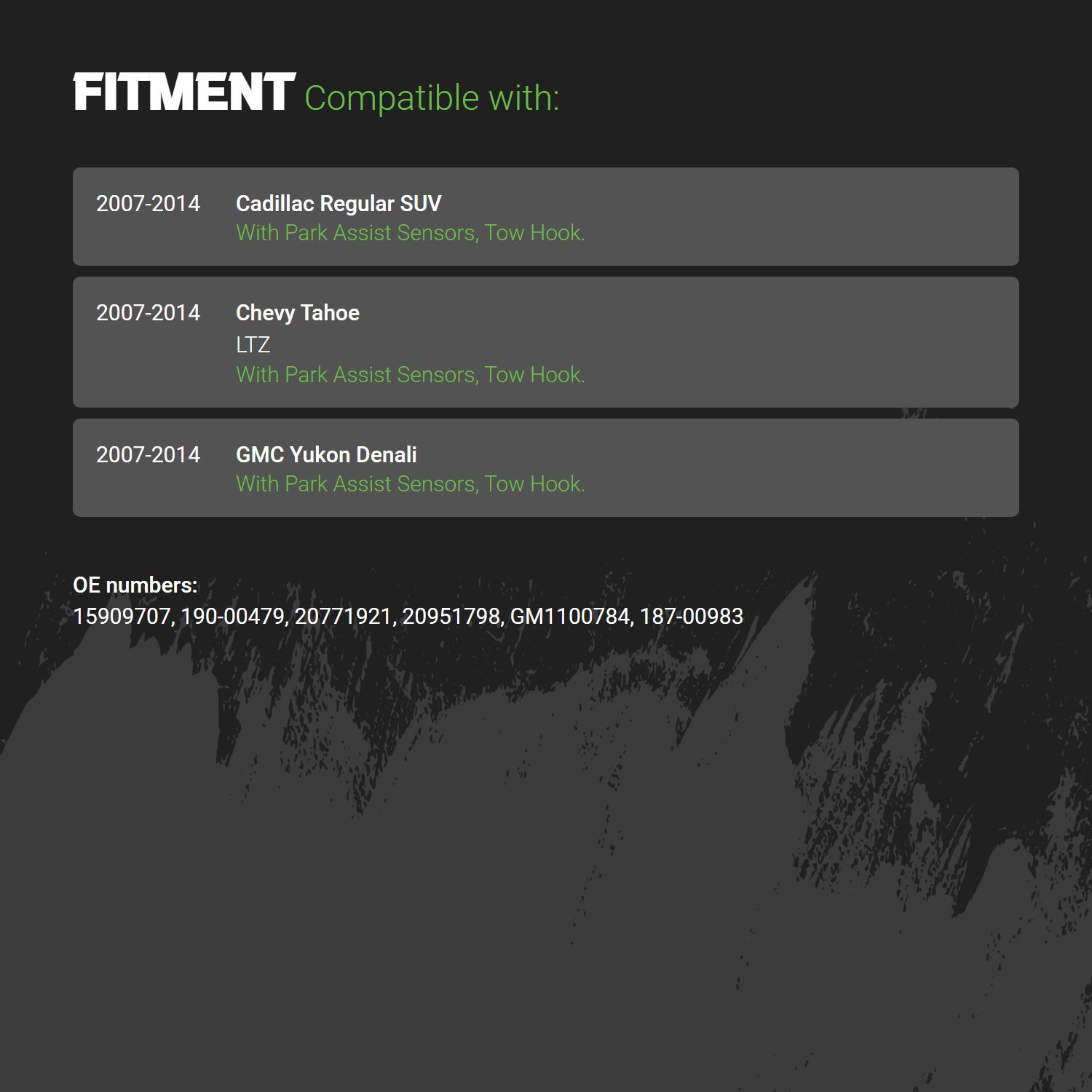 Replacement ID0004AA2446R00 - Rear Bumper Cover (Standard Line)