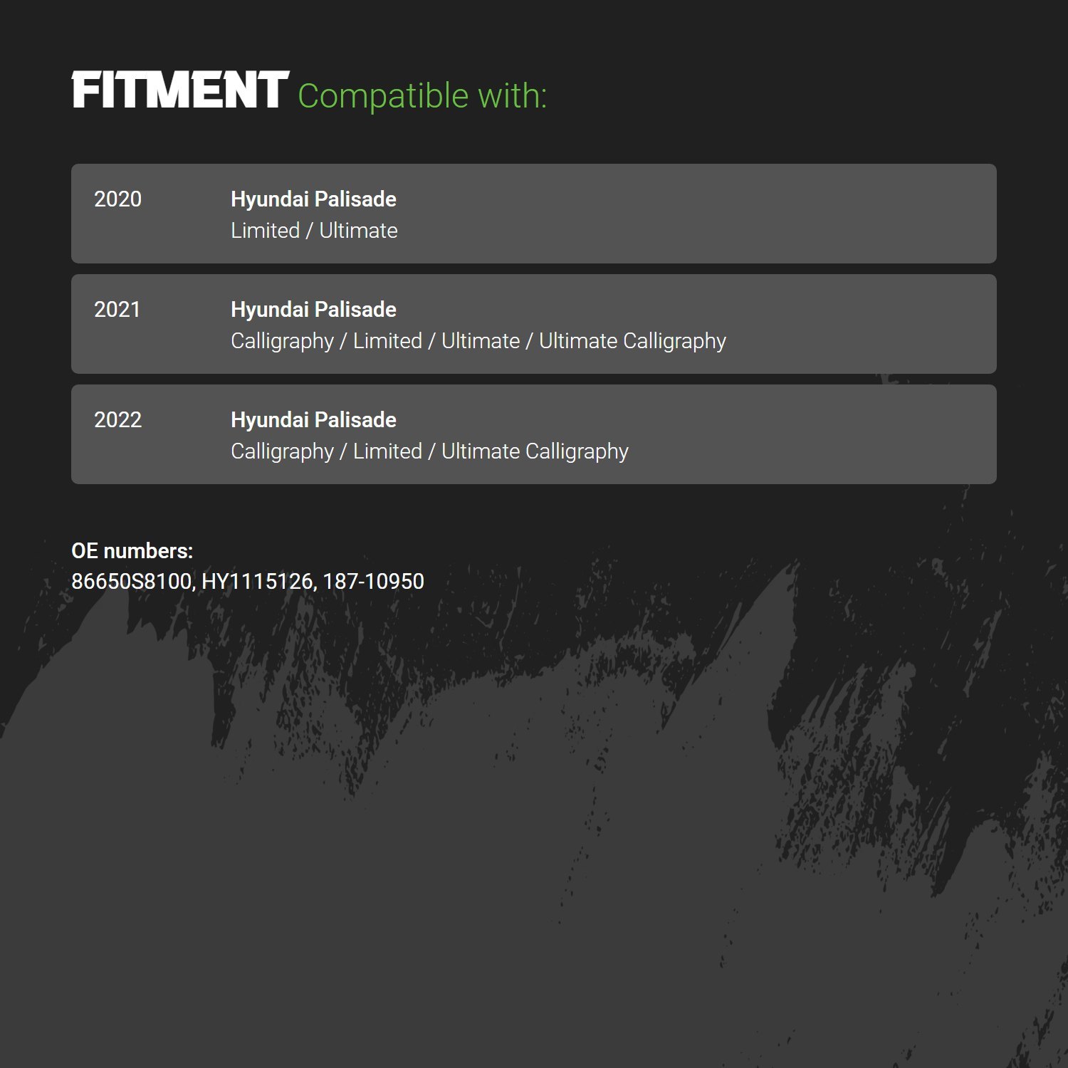 Replacement ID0004AA3191R00 - Rear Lower Bumper Cover (Standard Line)