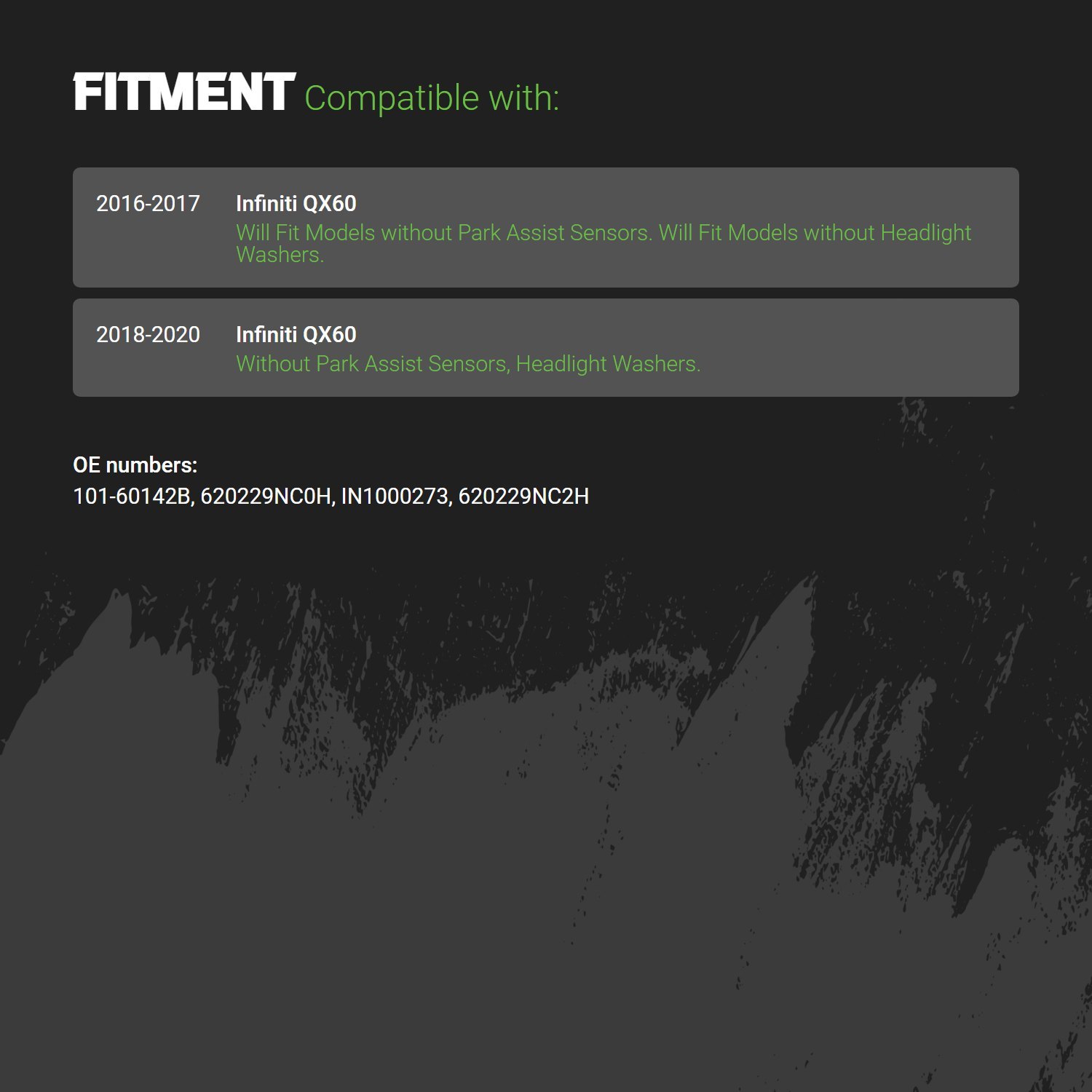 Replacement ID0004AA3240R00 - Front Bumper Cover (Standard Line)