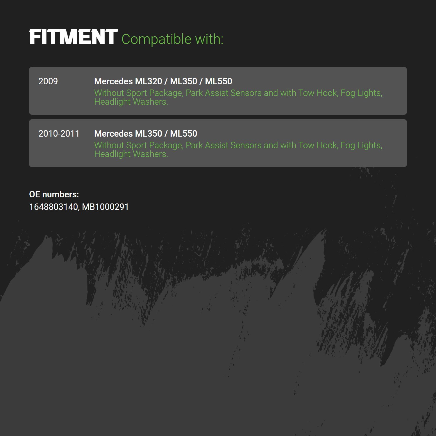 Replacement ID0004AA4064R00 - Front Bumper Cover (Standard Line)