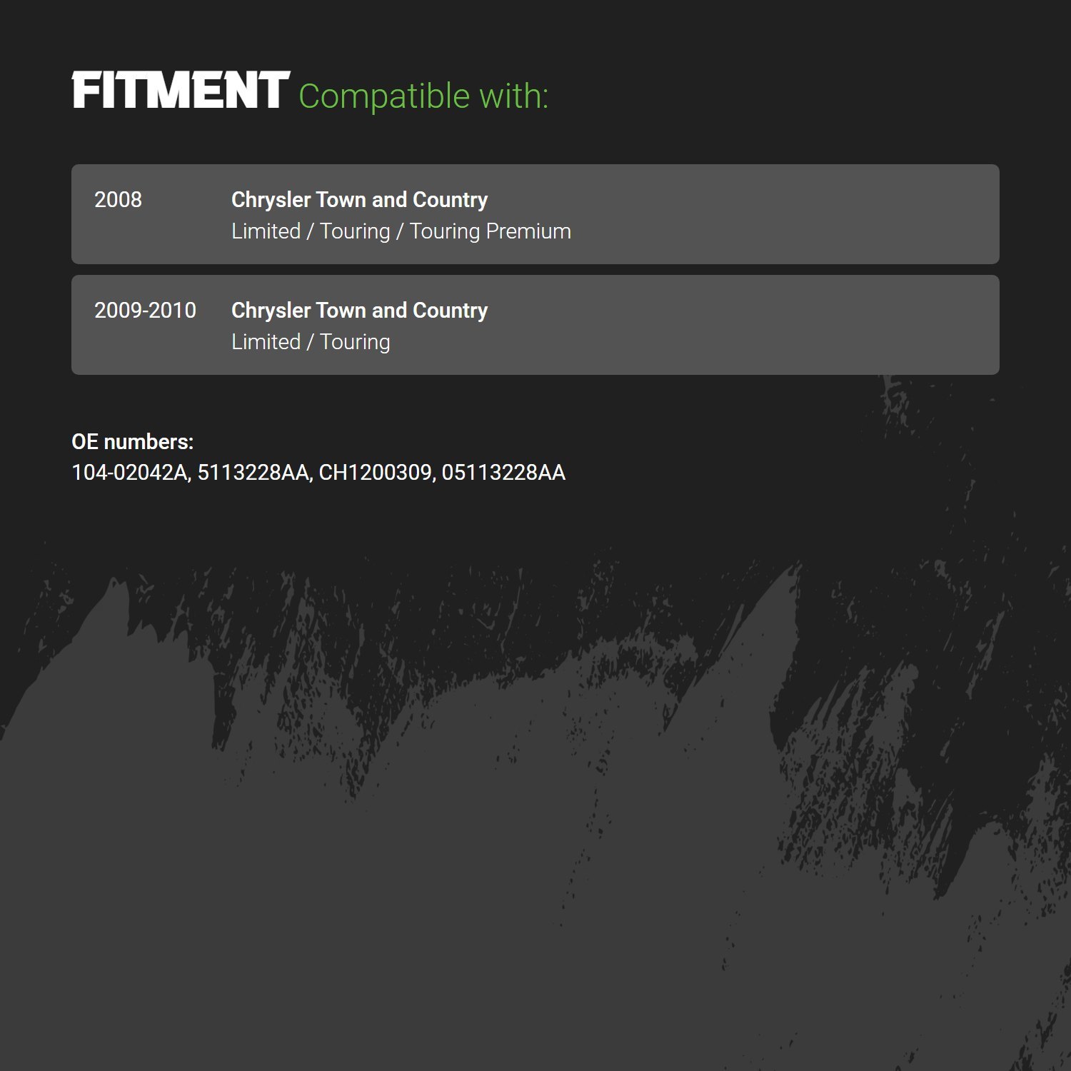 Replacement ID0006AA0934R00 - Center Grille (Standard Line)