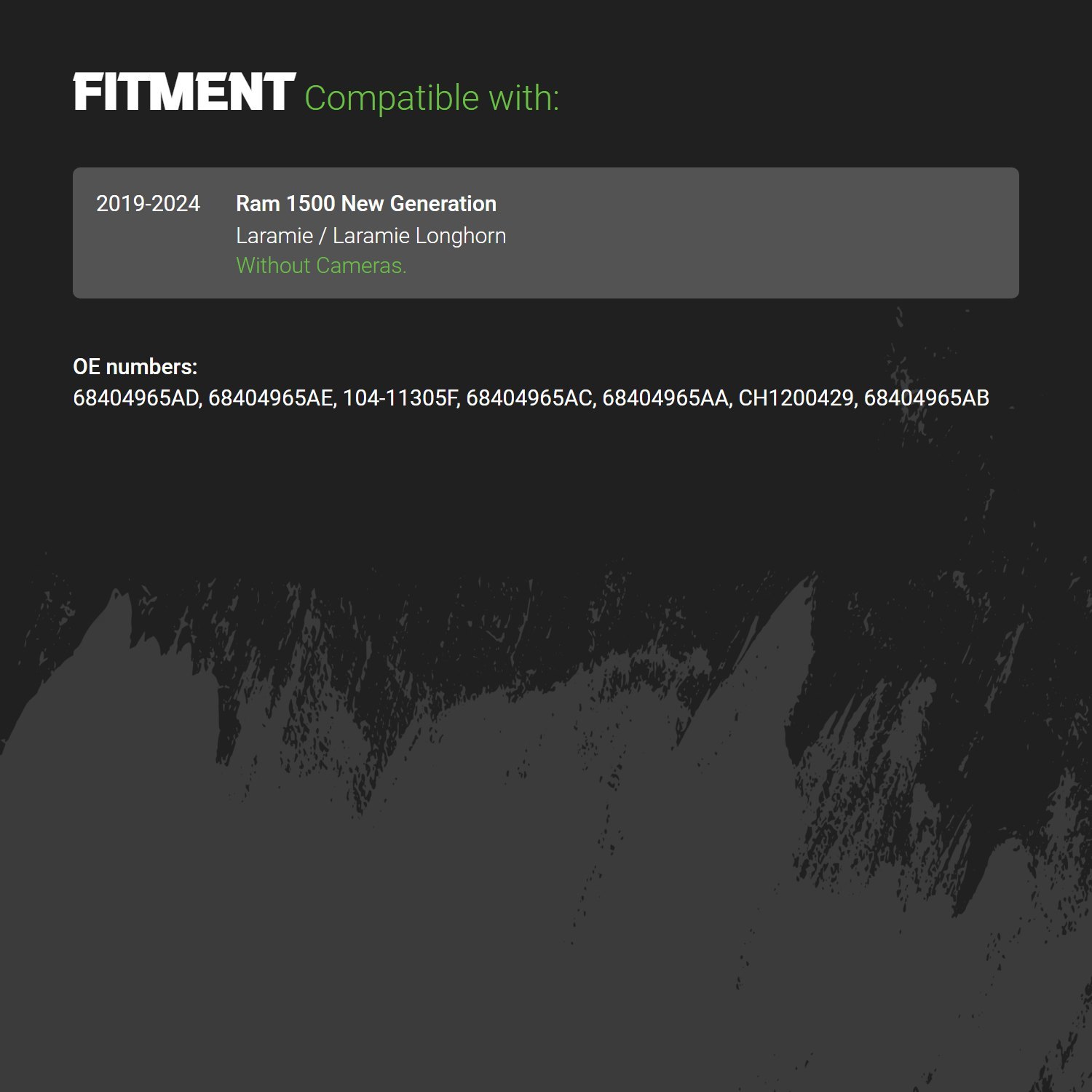 Replacement ID0006AA1511C00 - Grille (CAPA Certified)