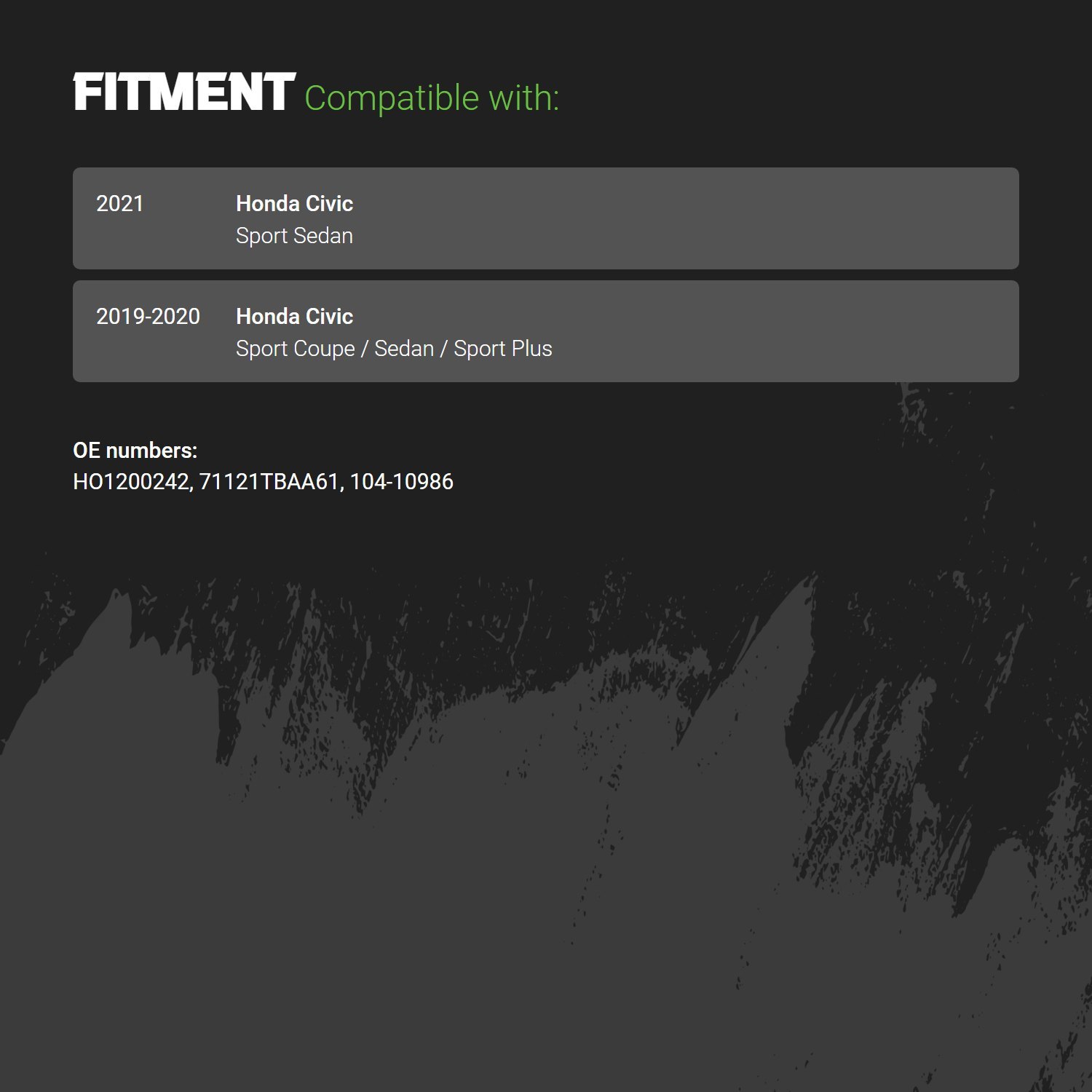 Replacement ID0006AA2351C00 - Grille (CAPA Certified)