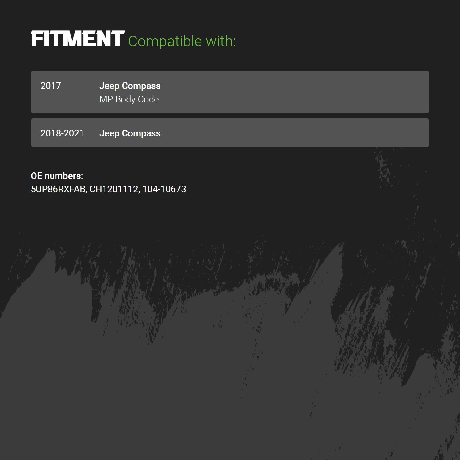 Replacement ID0006AA2417C00 - Grille (CAPA Certified)