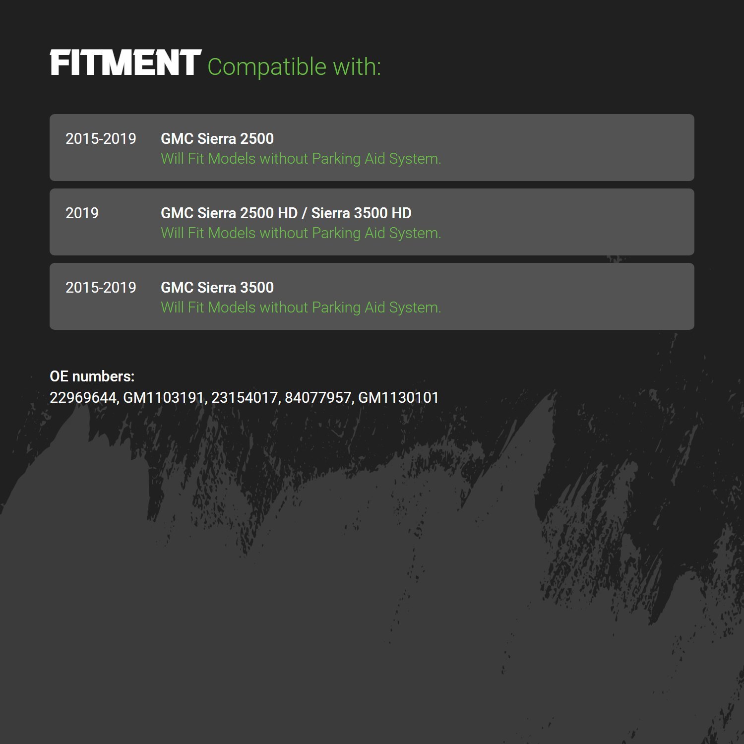 Replacement ID0011AA0227R00 - Rear Step Bumper Assembly (Standard Line)
