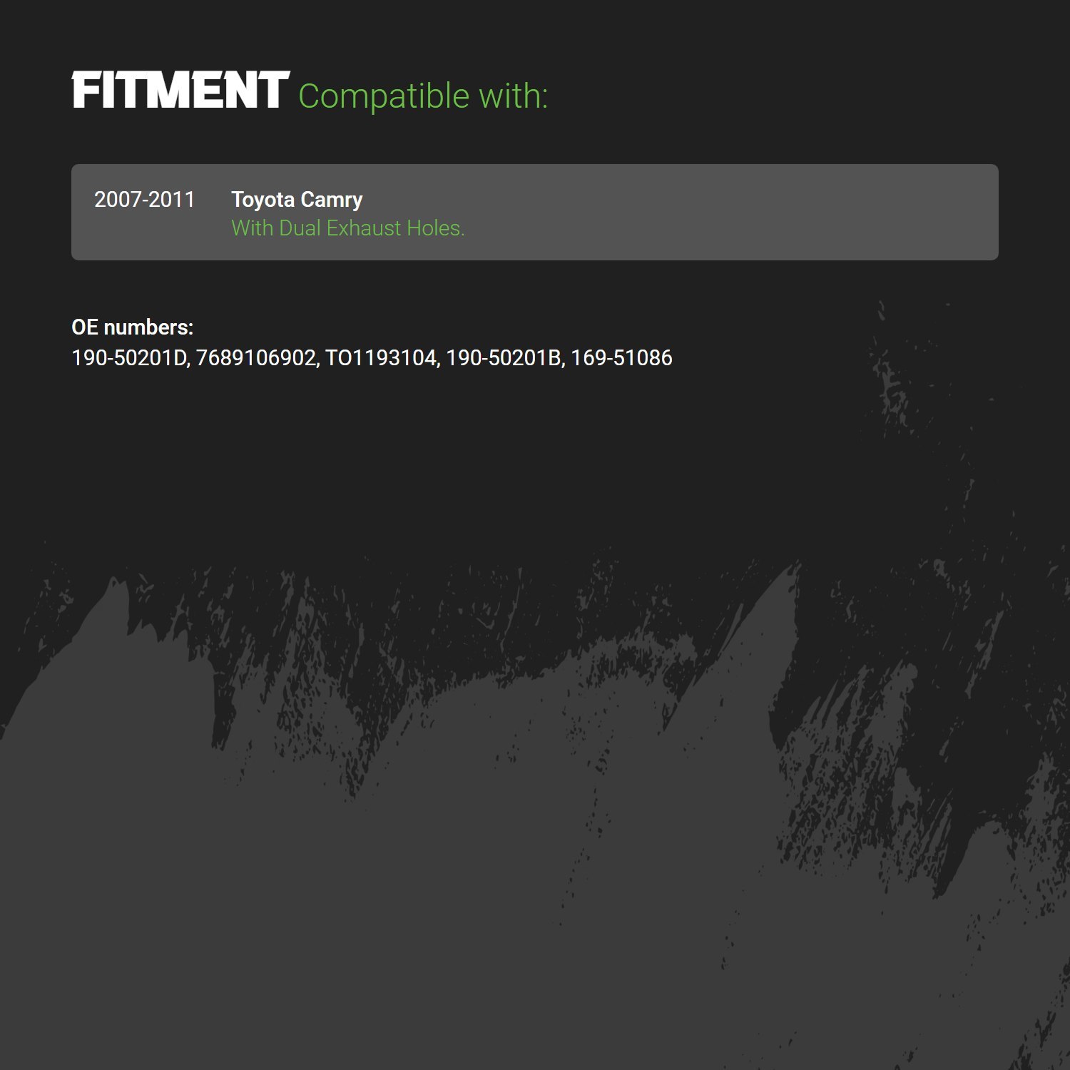 Replacement ID0018AA0169R00 - Rear Lower Bumper Spoiler (Standard Line)