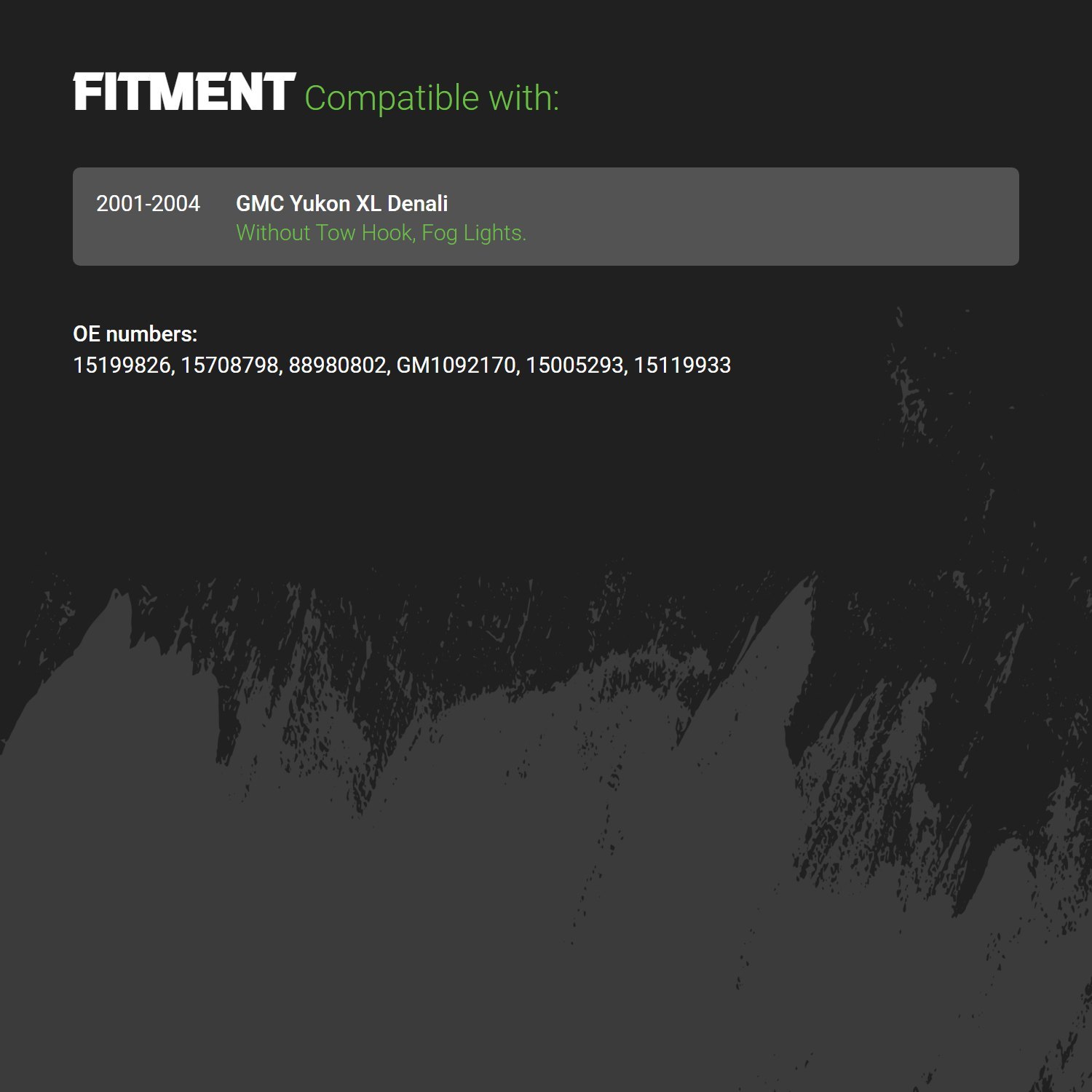 Replacement ID0018AA0969R00 - Front Bumper Air Deflector (Standard Line)