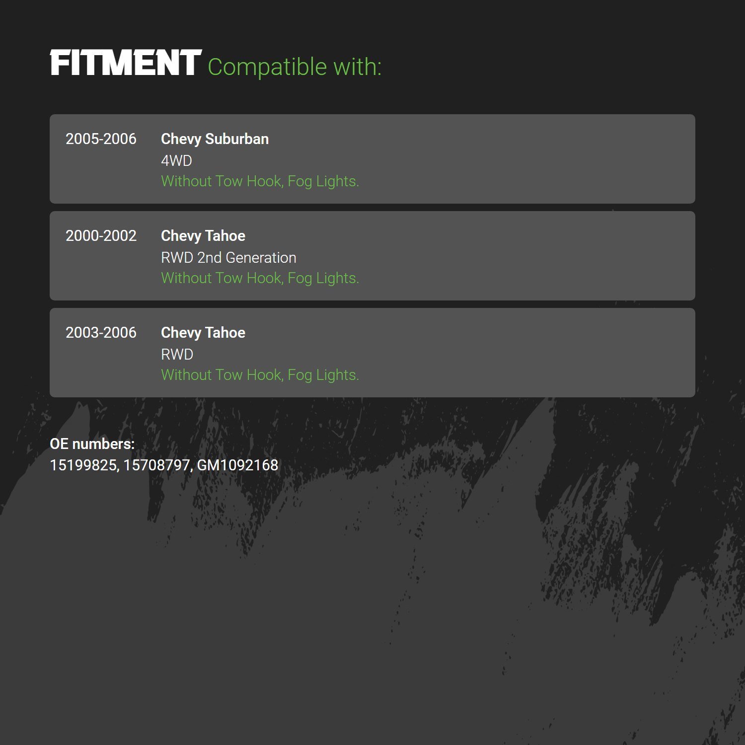 Replacement ID0018AA0997R00 - Front Bumper Air Deflector (Standard Line)