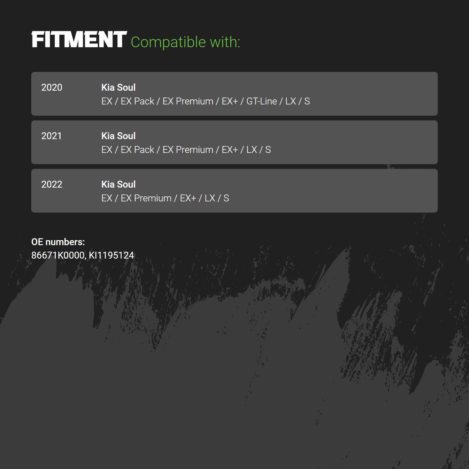 Replacement ID0018AA1012R00 - Rear Bumper Skid Plate (Standard Line)