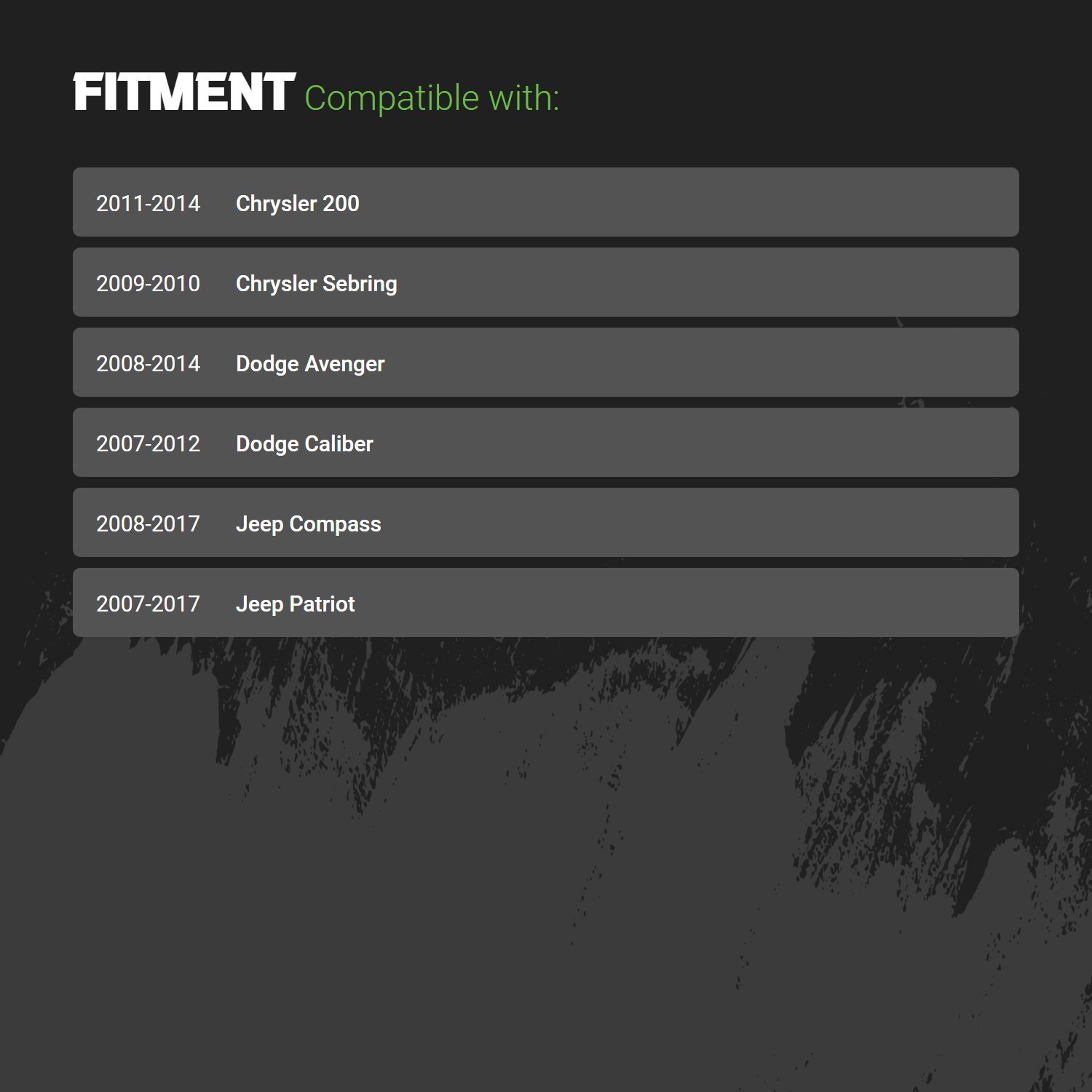 Replacement ID0019AA0647R00 - Radiator Cooling Dual Fan Assembly