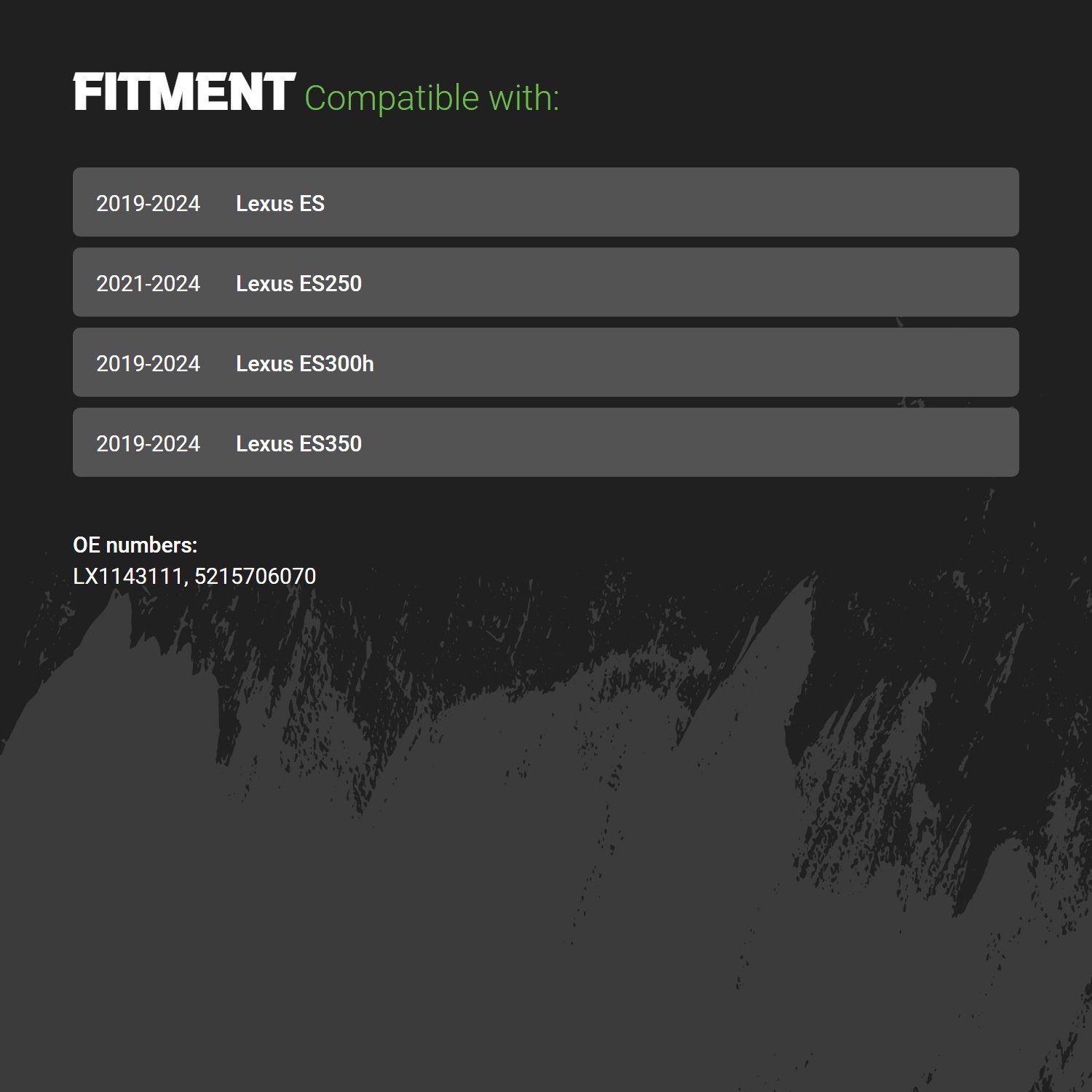 Replacement ID0026AA0325C00 - Rear Upper Passenger Side Bumper Cover ...