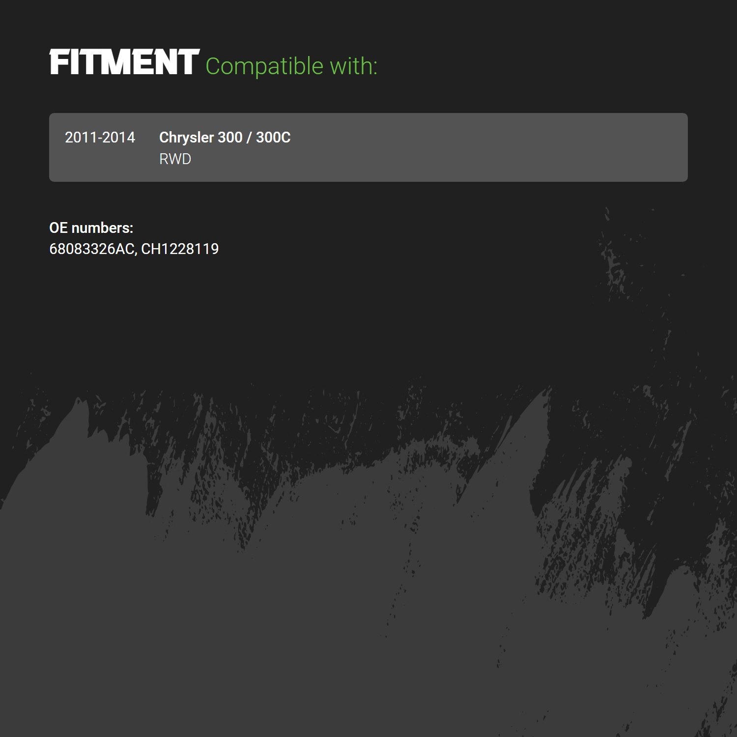 Replacement ID0029AA0039R00 - Center Bumper Splash Shield (Standard Line)