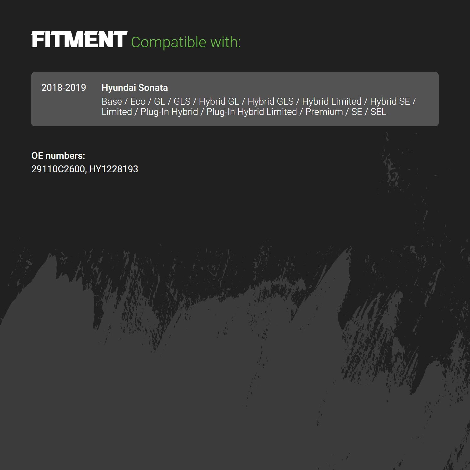 Replacement ID0029AA0234R00 - Front Forward Bumper Splash Shield ...