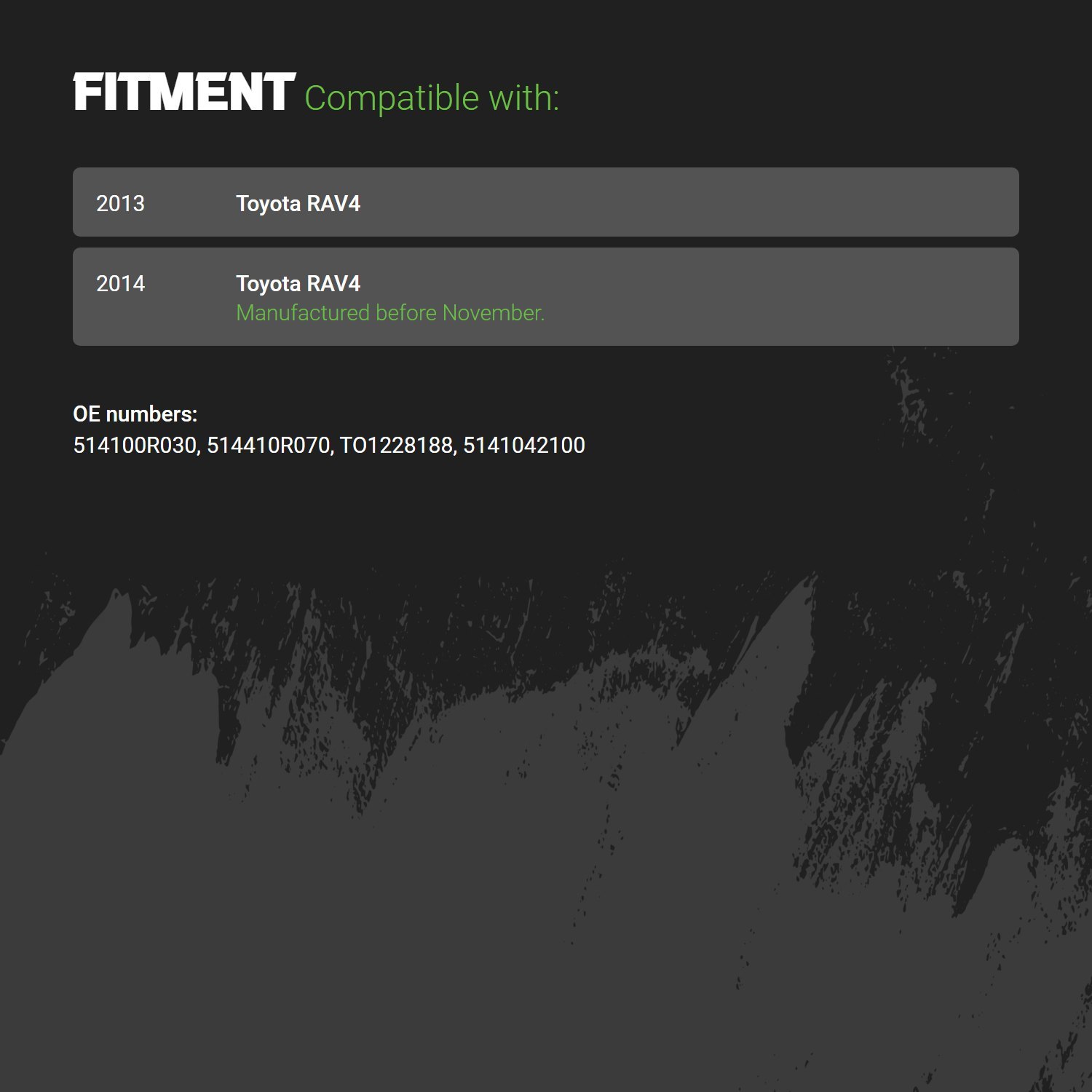 Replacement ID0029AA0308R00 - Front Bumper Splash Shield (Standard Line)