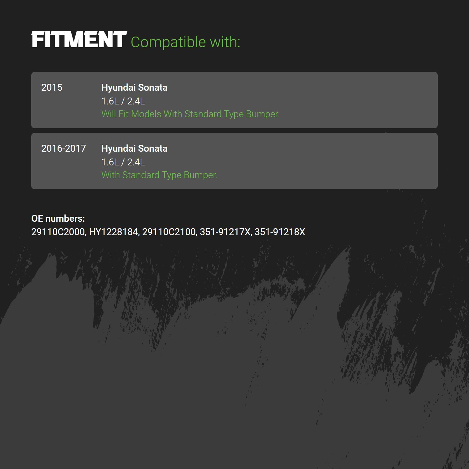 Replacement ID0029AA0493R00 - Front Bumper Splash Shield (Standard Line)