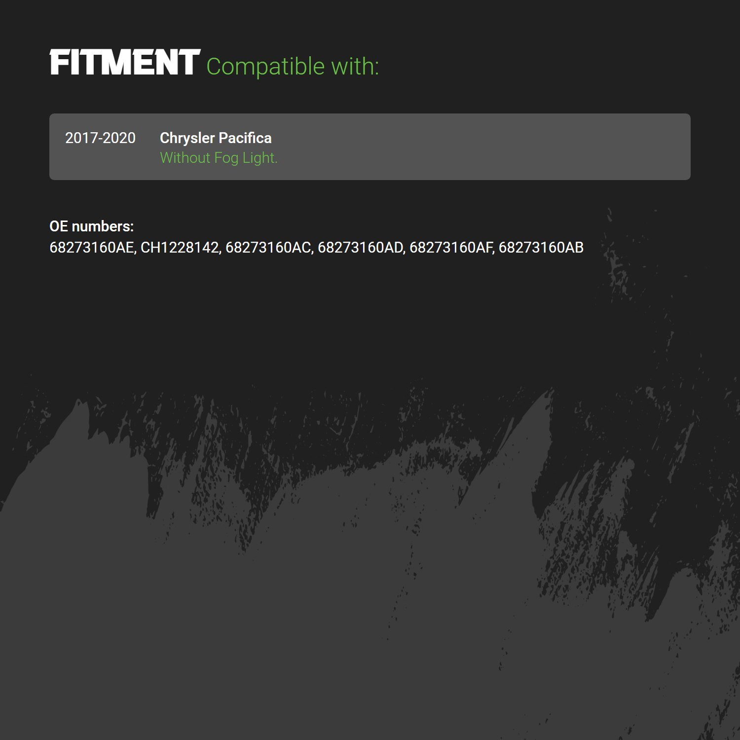 Replacement ID0029AA0697R00 - Bumper Splash Shield (Standard Line)