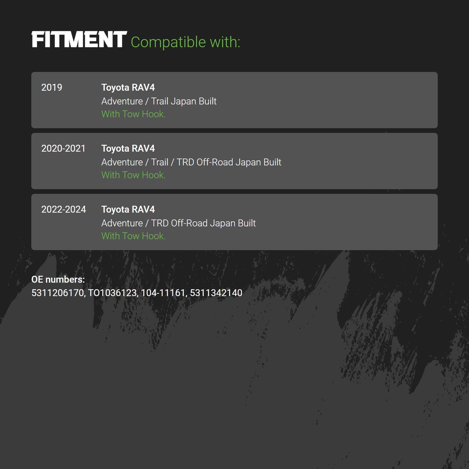 Replacement ID0030AA0428C00 - Front Bumper Grille (CAPA Certified)