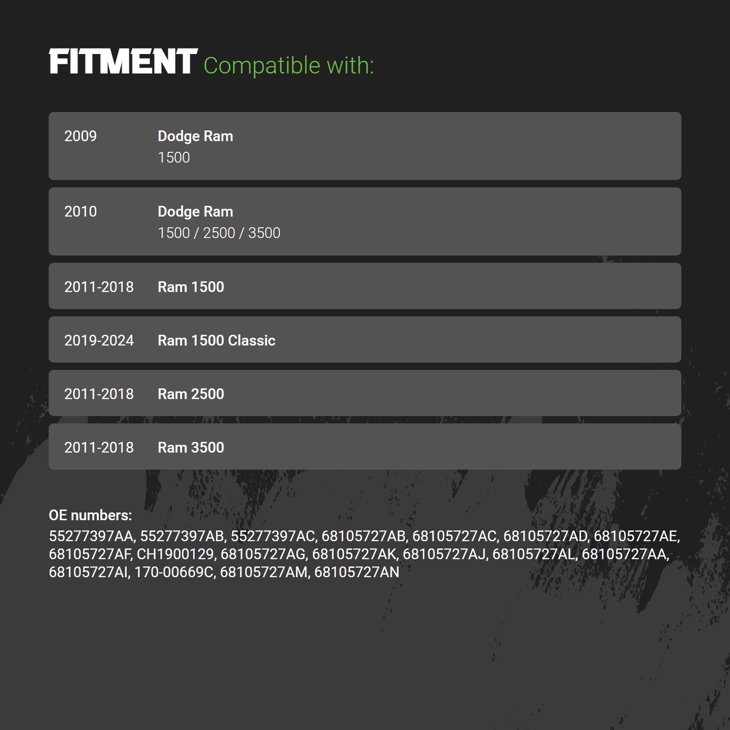 Replacement ID0031AA0033R00 - Tailgate (Standard Line)