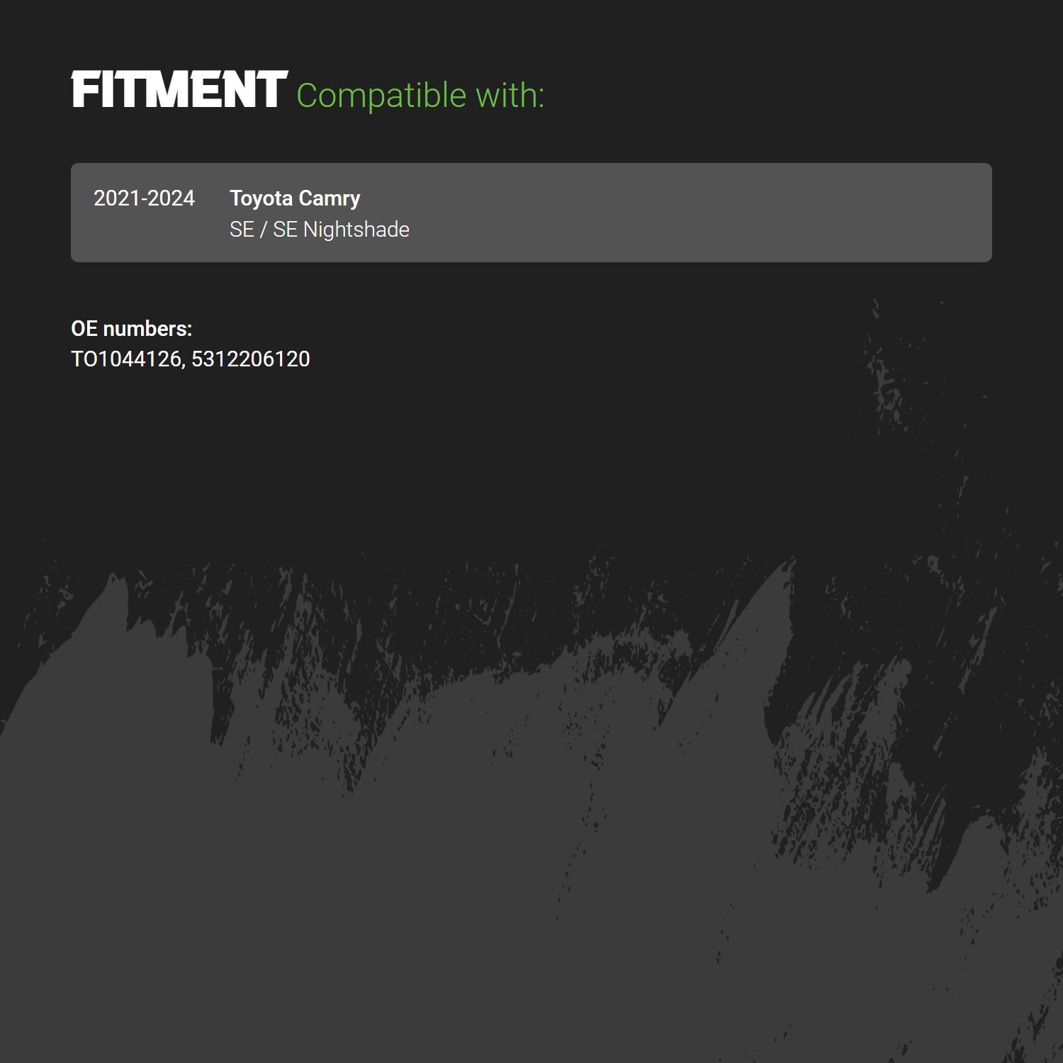 Replacement ID0032AA0412C00 - Front Lower Center Bumper Cover Molding ...