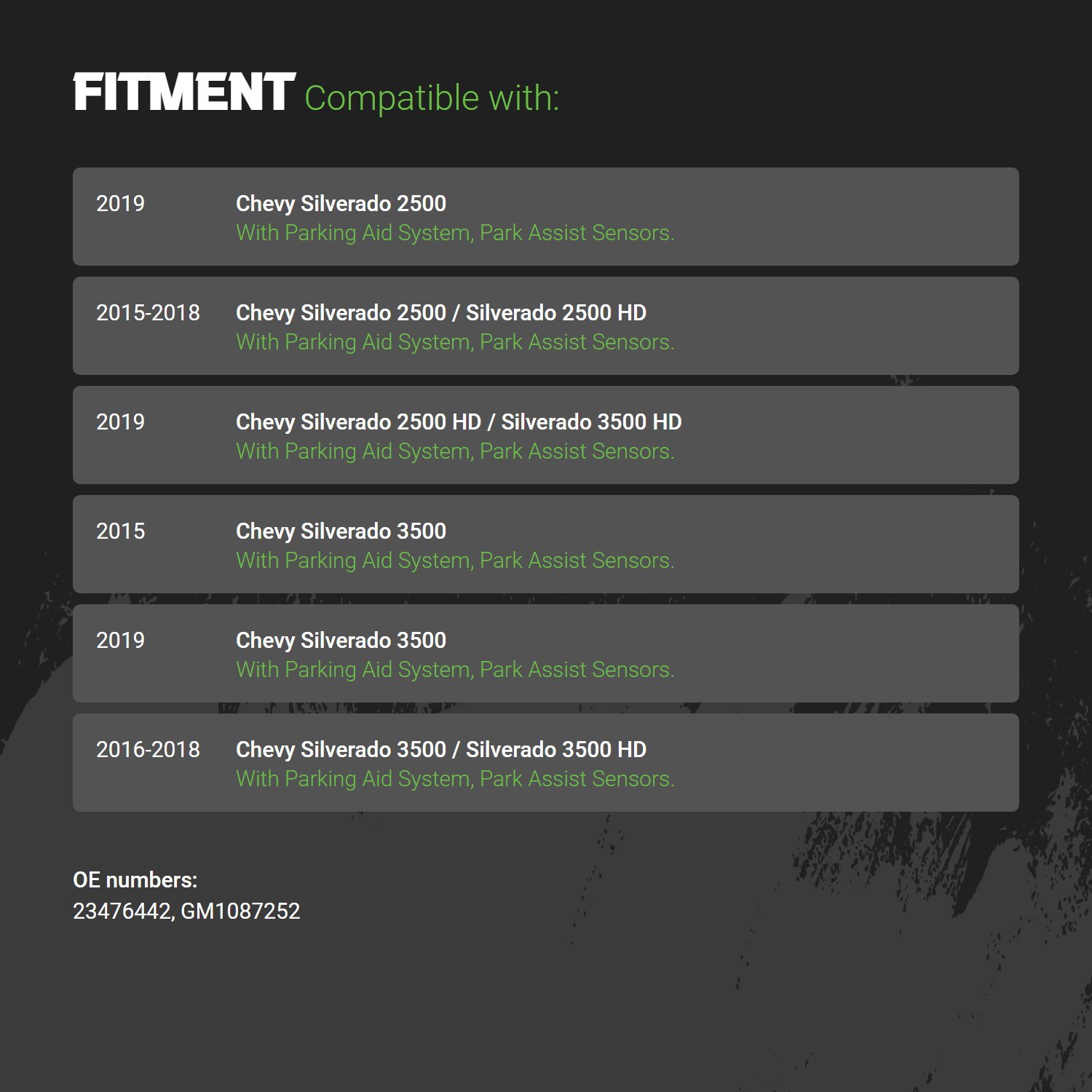 Replacement ID0032AA0881C00 - Front Bumper Filler (CAPA Certified)